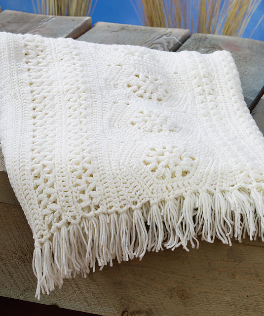 Ravelry: Hexagon Panel Afghan pattern by Marcia T. Walton