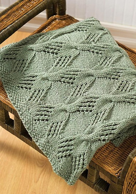 Ravelry: Cable Knit Throw pattern by Brenda Lewis