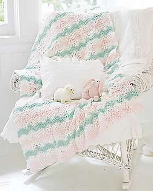 Ravelry: Pastel Shells Baby Afghan pattern by Bernat Design Studio