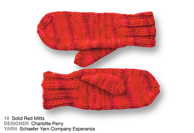 Ravelry: #10 Red Mittens pattern by Charlotte Parry