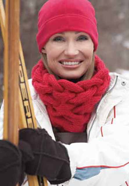 Ravelry: Cabled Cowl (Col Torsadés) #168 pattern by Patons