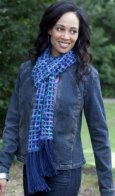 Ravelry: Bluesy Scarf pattern by Marilyn Losee