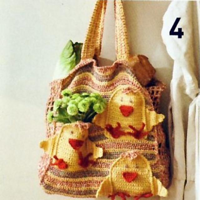 Ravelry: Chicken Market Bag pattern by Lily Sugar'n Cream and Bernat ...