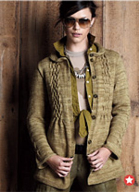 Ravelry: #20 Smocked Cable Coat pattern by Mari Tobita