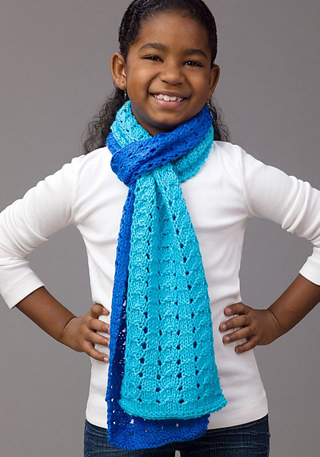 Ravelry: Special Olympics Easy Knit Scarf pattern by Sam Leaver