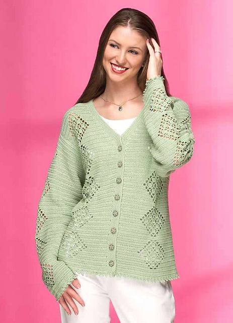 Ravelry: Spring Green Cardigan pattern by Margret Willson