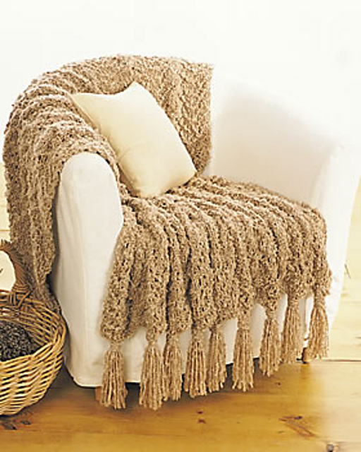 Ravelry: Knit Afghan pattern by Bernat Design Studio