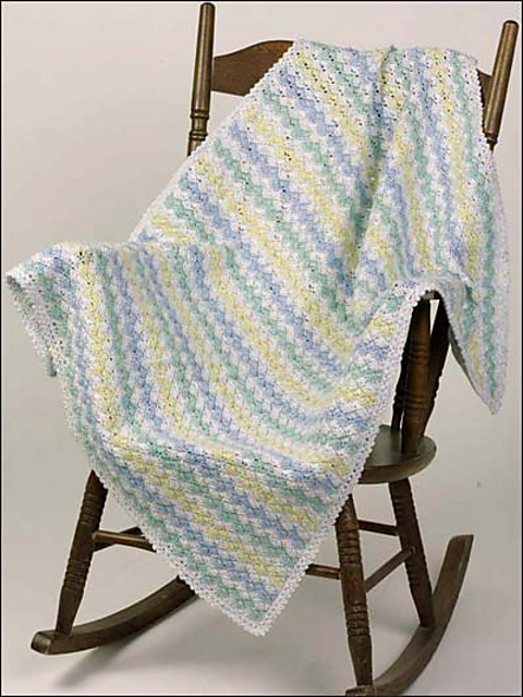 Ravelry: Zigzag Shells Baby Afghan pattern by Melissa Leapman