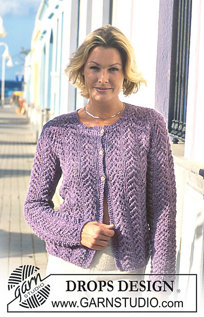 Ravelry: 68-6 Lace Cardigan pattern by DROPS design