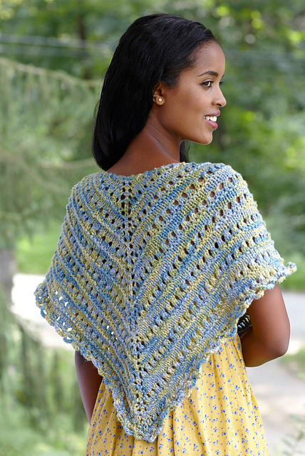 Ravelry: Sun and Sea Shawl pattern by Lion Brand Yarn