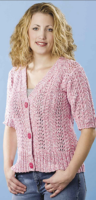 Ravelry: Cables & Lace Cardigan pattern by Jodi Lemieux