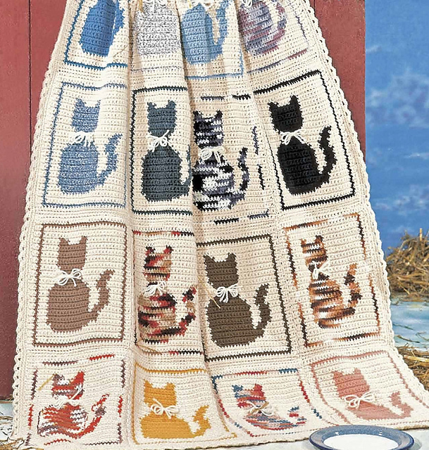 Ravelry: Purrfect afghan pattern by Judith Stover