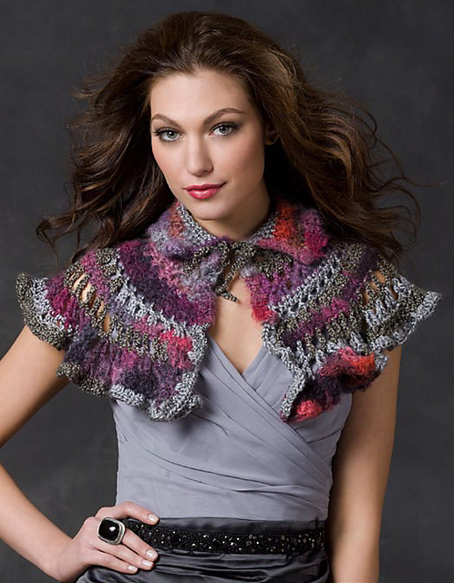 Ravelry: Renaissance Capelet pattern by Erika and Monika Simmons