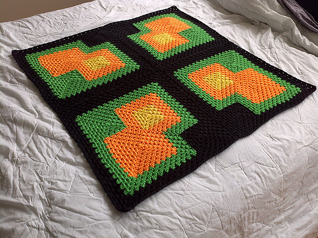 Ravelry: EGS Recursive Echo Blanket pattern by Becky Simmons