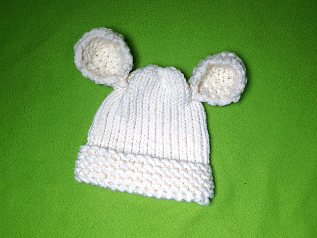Ravelry: Loom knitted teddy bear hat pattern by Mireia Marcet
