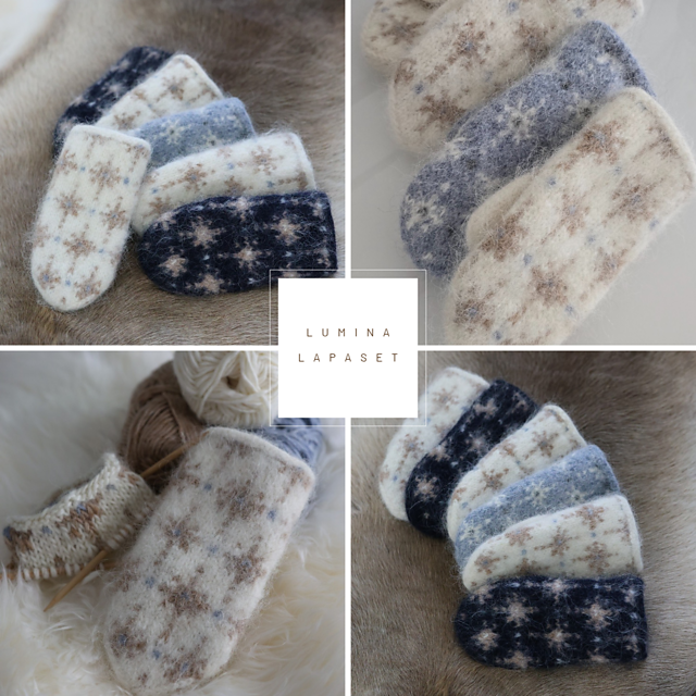 Ravelry: LUMINA lapaset pattern by VillaUnelmia