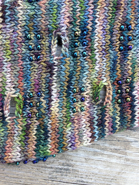 Ravelry: missbabs' Miss Babs' Beaded Holey Rectangle