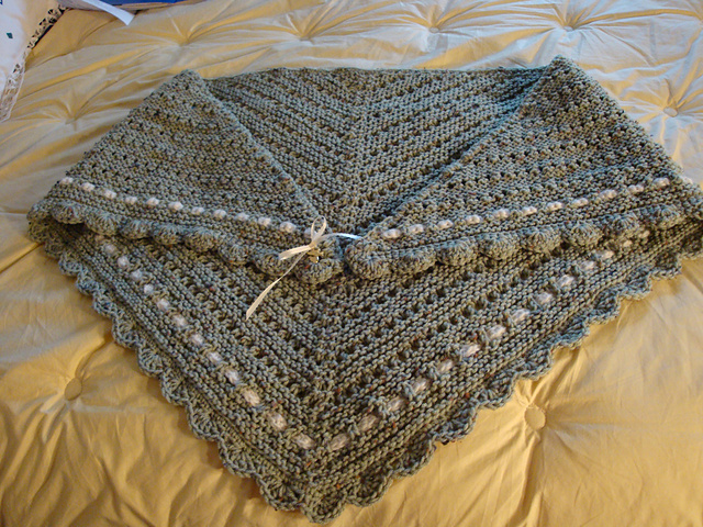 Ravelry: Knit Triangle Shawl pattern by Workbasket Magazine