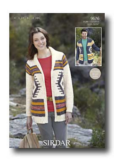 Ravelry: Aztec Patterned Cardigans pattern by Sirdar