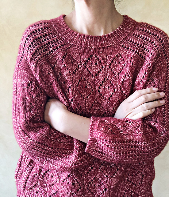 Ravelry: miyayo's Saji Sweater 2（紅さじ）
