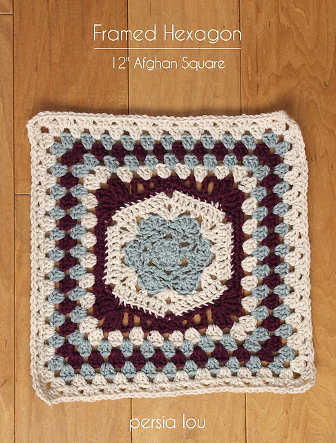 Ravelry: Framed Hexagon Square pattern by Alexis Middleton