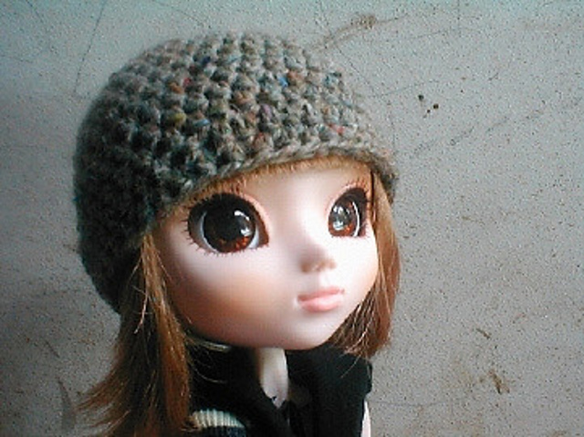 Ravelry: Simple Crochet Beanie for Pullip/Blythe pattern by MK Carroll
