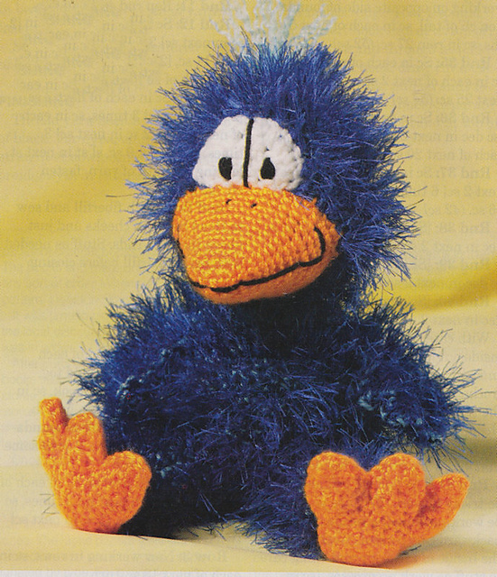 Ravelry: Quirky the Blue Bird pattern by Angela Winger