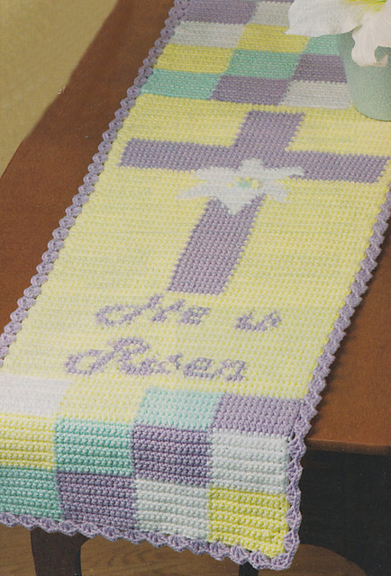 Ravelry: "He is Risen" Table Runner pattern by Dawn Bishop