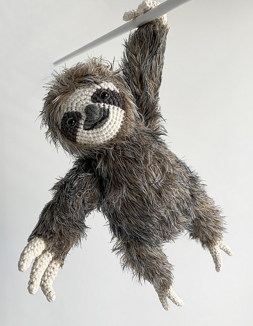 Ravelry: Hanging Crocheted Sloth pattern by WeLove Hooking