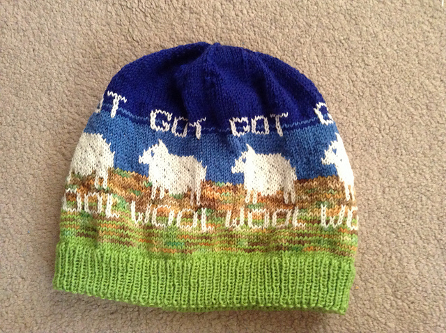 Ravelry: Got Wool? Sheep Hat pattern by Tabitha Rose