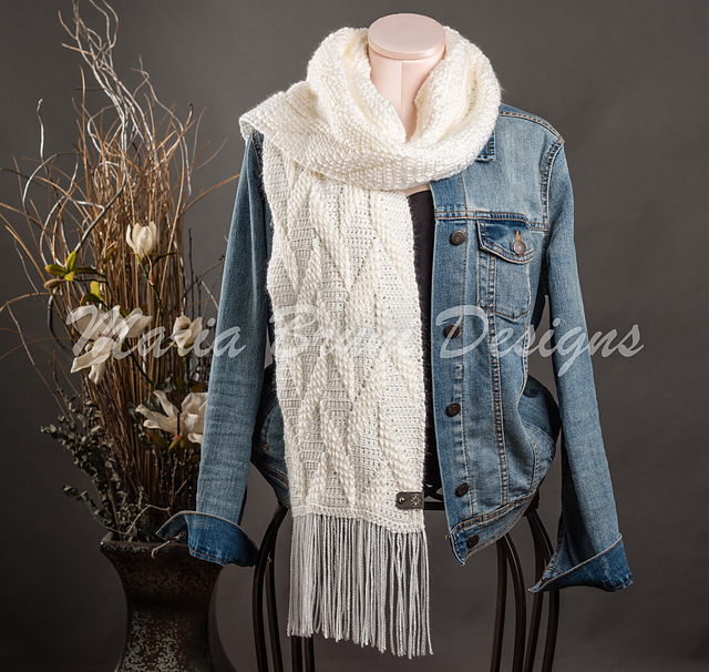 Ravelry: La Marsica Scarf pattern by Maria Bruni