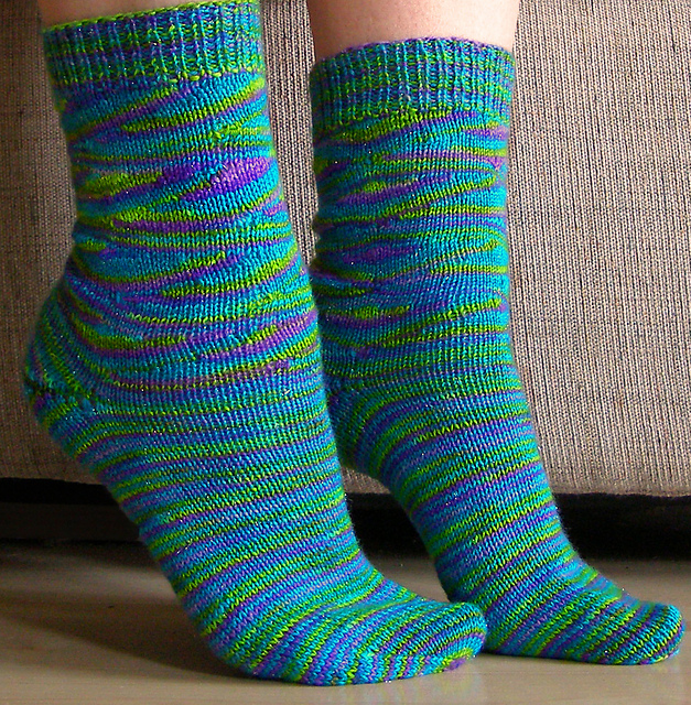 Ravelry: Sand Art Socks pattern by Melissa Metzbower