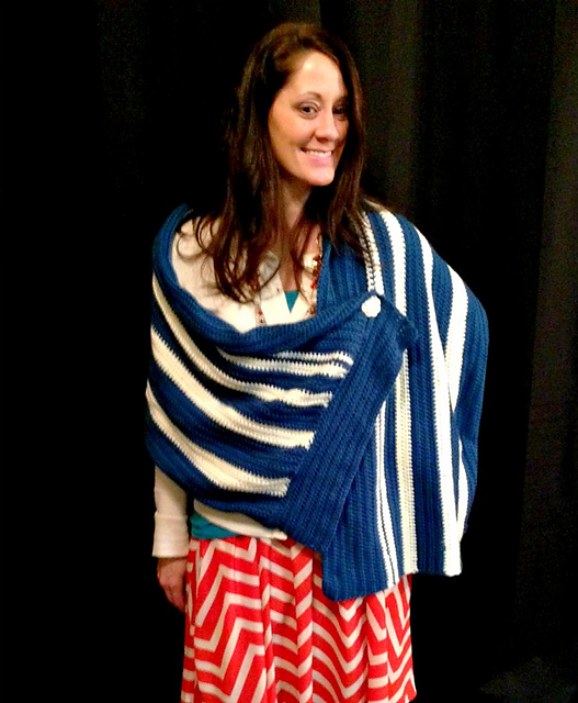 Ravelry: Big Button Wrap/Shawl/Nursing Drape pattern by Lisa Jelle