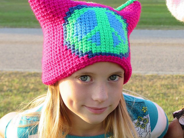 Ravelry: Peace Sign Graph Hat Pattern pattern by Lisa Jelle