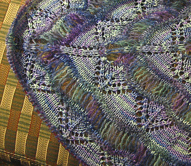 Ravelry: #07 Striped Square Shawl pattern by Annie Modesitt