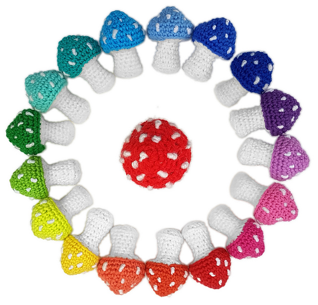 Ravelry: Tiny Toadstools pattern by Moji-Moji Design