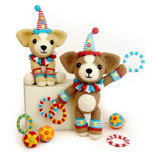 Ravelry: Diggory and Dave, the Dancing Dogs pattern by Moji-Moji Design