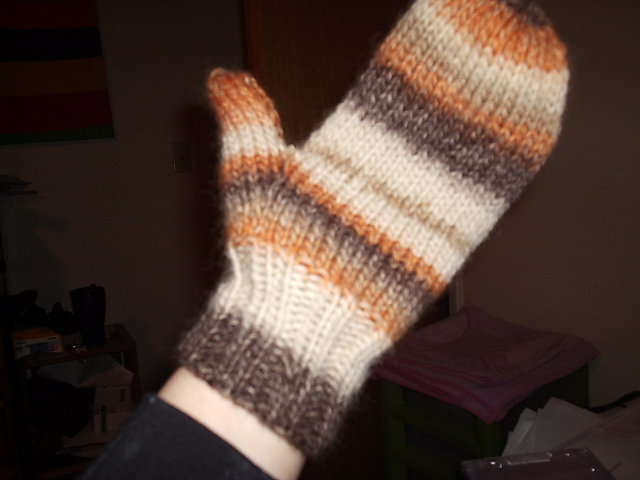 Ravelry: Reversible Mittens Made on Two Needles pattern by Columbia-Minerva