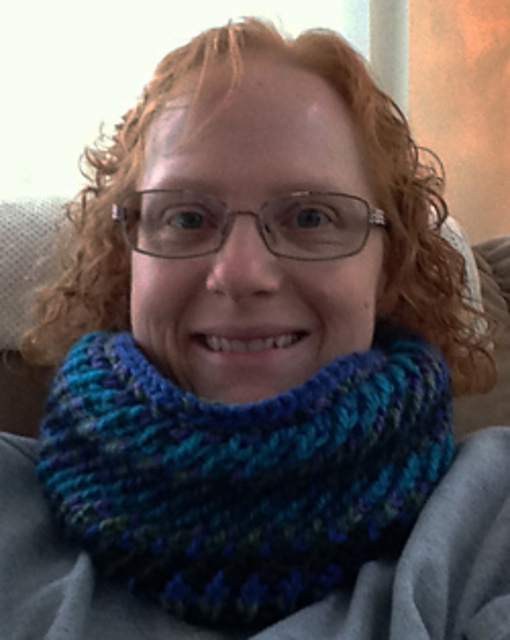 Ravelry: Cozy Slanted Cowl pattern by Lisa Adcock