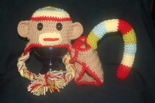 Ravelry: Rainbow Monkey Photo Prop pattern by Briar Rose Boutiques