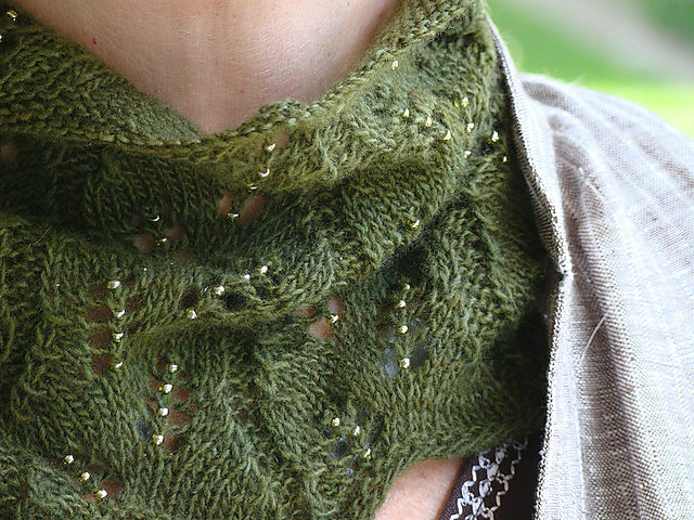 Ravelry: Abstract Leaves Cowl pattern by Deb Mulder