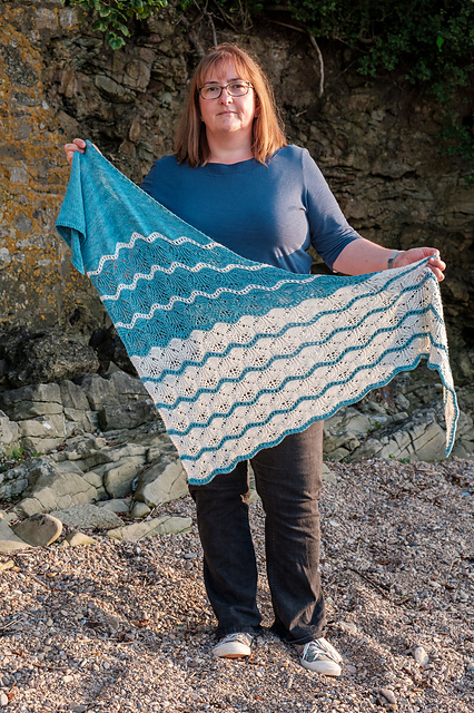 Ravelry: Frozen Lakes Shawl pattern by Helen Kennedy