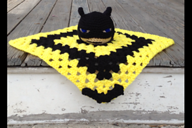 Ravelry: The Masked Bat Hero Lovey pattern by Vinita McCall