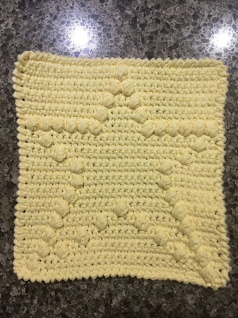 Ravelry: Bobble STAR Cloth Graph pattern by Tammy Peters