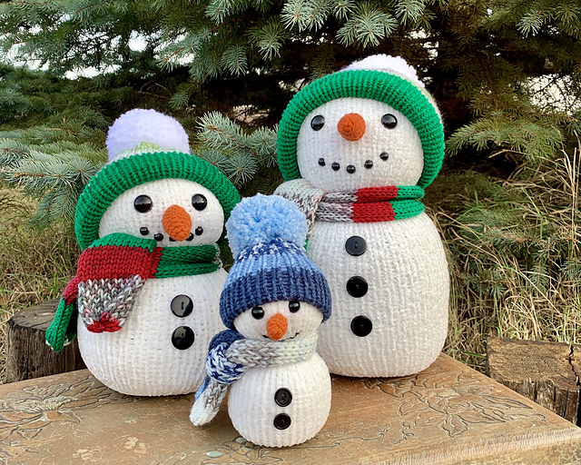 Ravelry: Snowman pattern by Tammy Peters