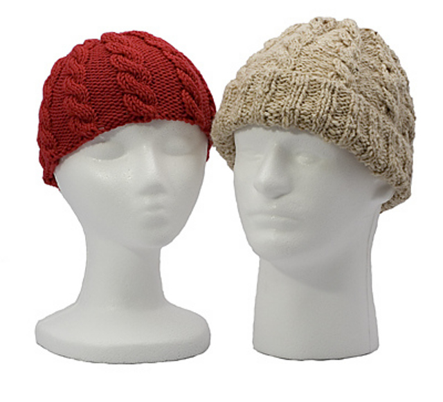 Ravelry: Easy Adult Cable Hat pattern by Diana Jordan