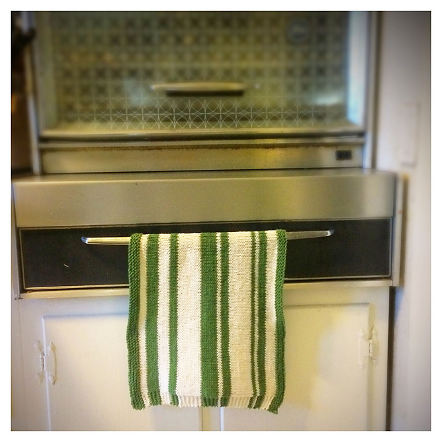 Ravelry: Easy Random Stripe Dishtowel pattern by Diana Jordan