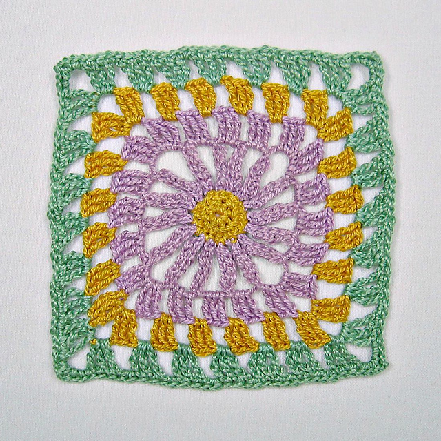 Ravelry: Aster Granny Square pattern by Sandy Marie