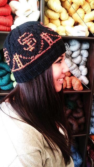 Ravelry: monicaleighknits' SF Giants/Golden Gate Bridge Hat