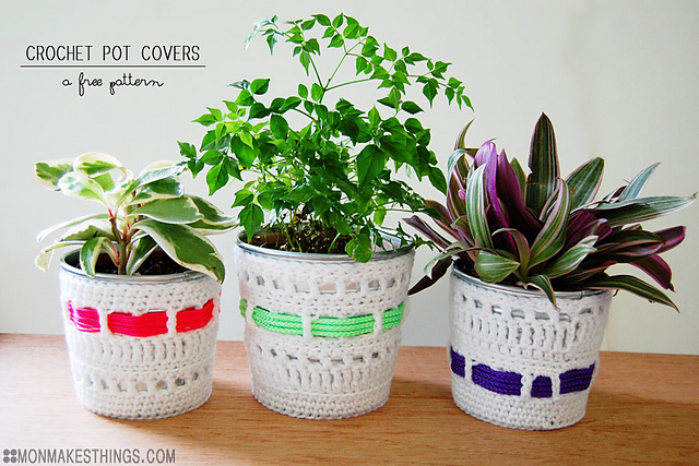 Ravelry: Crochet Pot Covers pattern by Monica Shanks